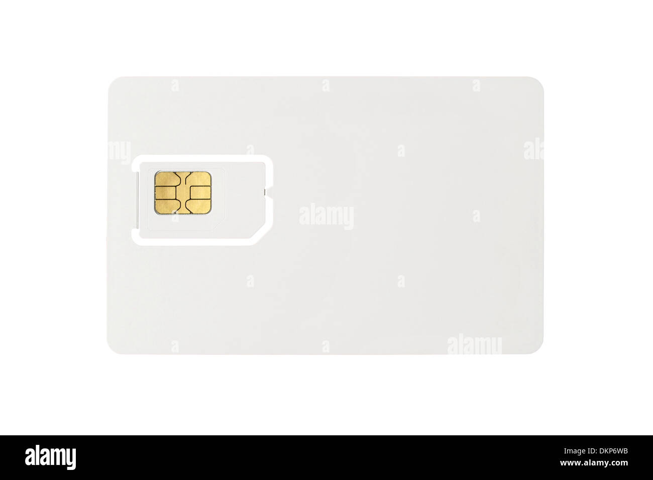 Blank SIM card Stock Photo - Alamy