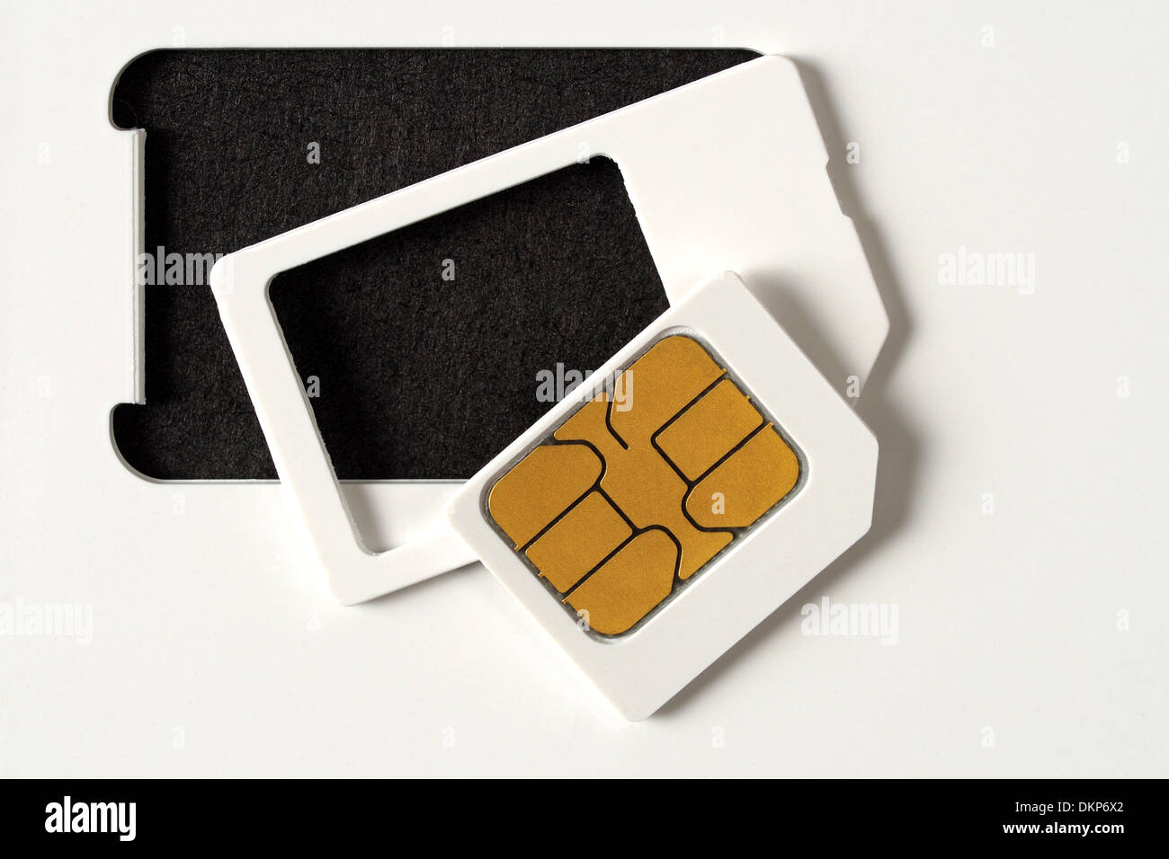 Blank SIM card Stock Photo - Alamy