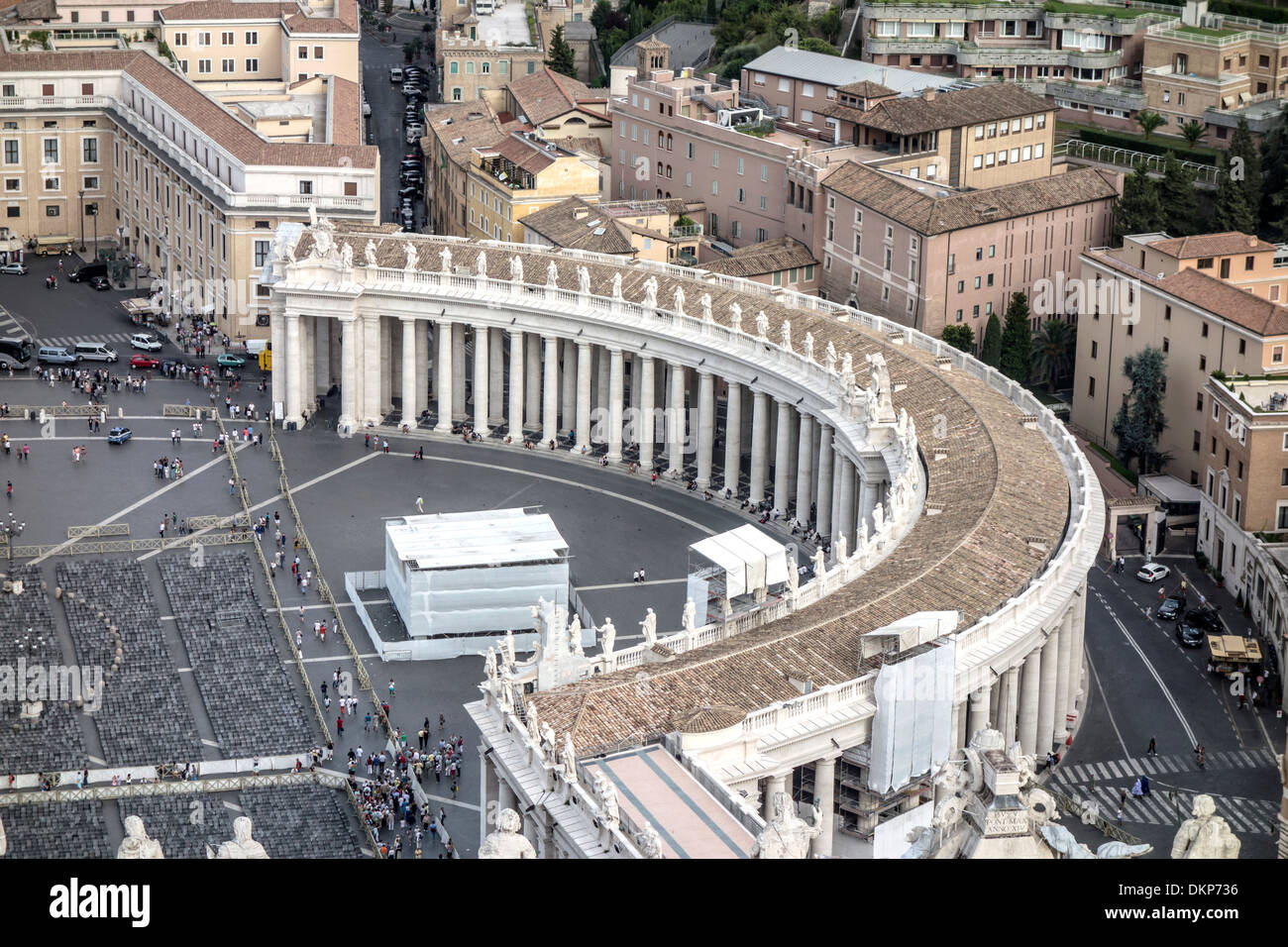 view of St Peter's Square,Rome, Italy Stock Photo - Alamy