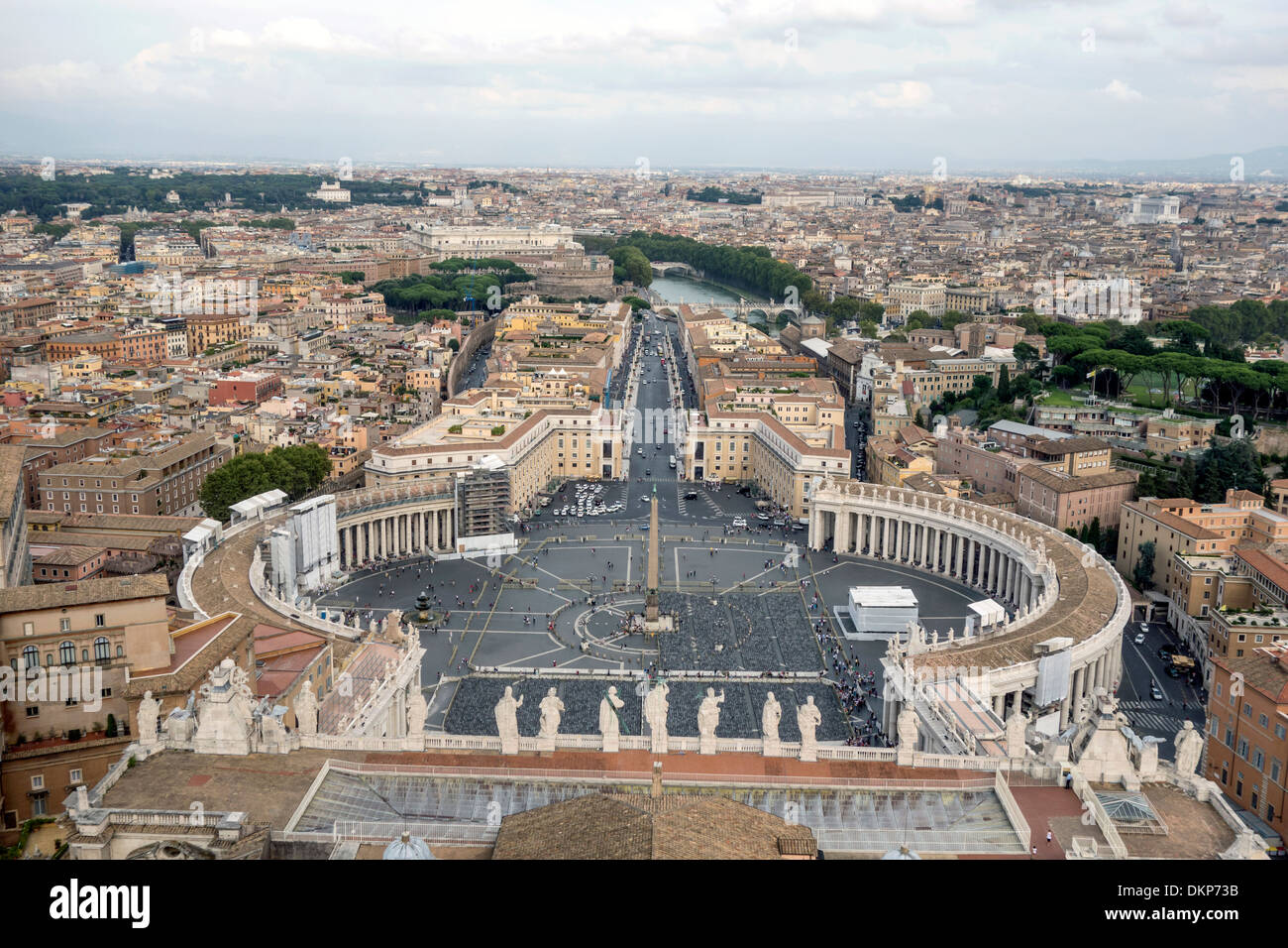 Panorama view of St Peter's Square,Rome, Italy Stock Photo - Alamy