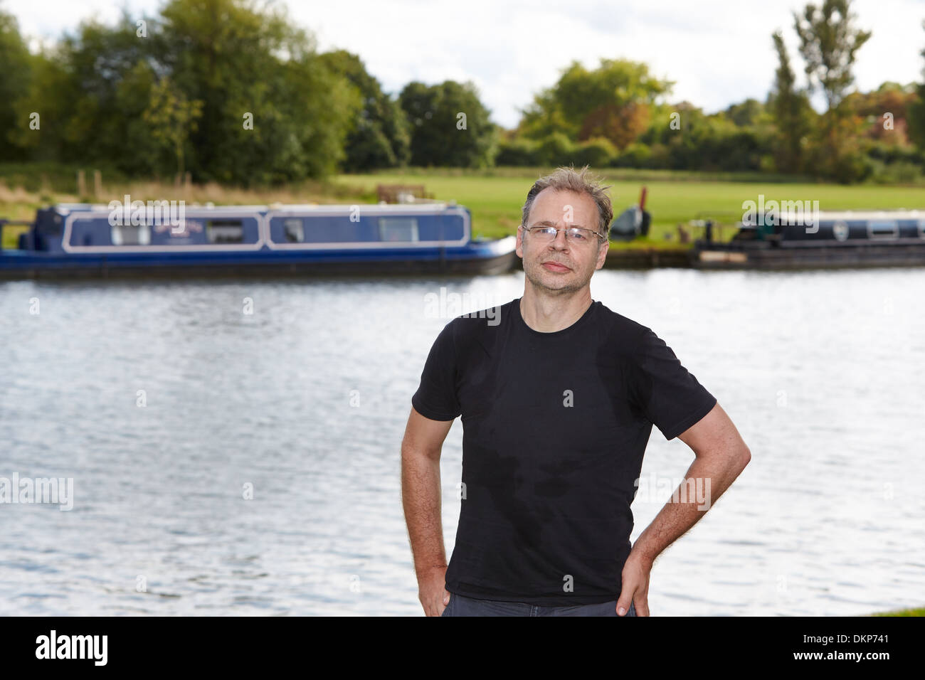 Dr Jeremy Biggs, director of the Freshwater Habitats Trust, pictured ...