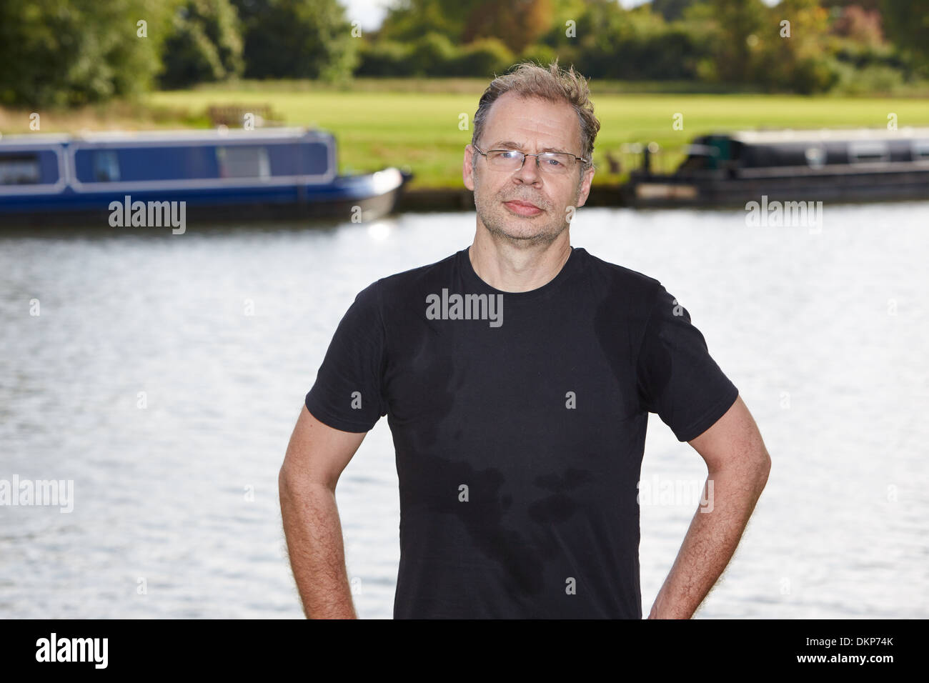 Dr Jeremy Biggs, director of the Freshwater Habitats Trust, pictured ...