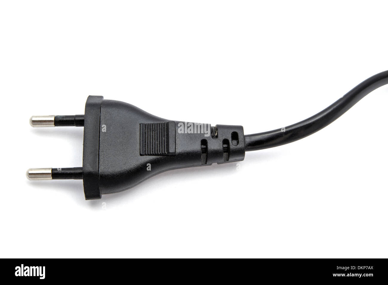 Electric plug isolated on the white background Stock Photo - Alamy