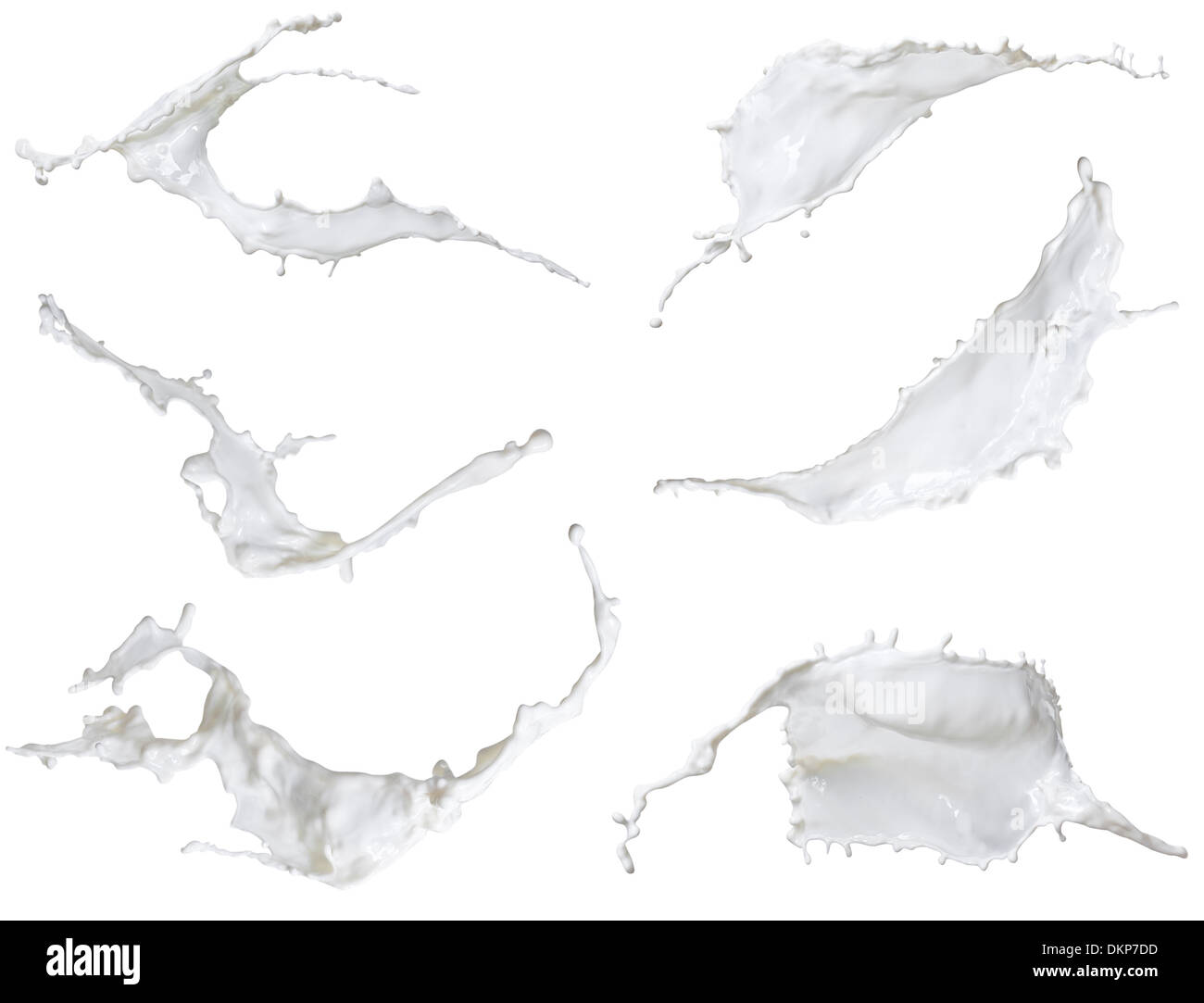 white milk isolated on white background Stock Photo - Alamy