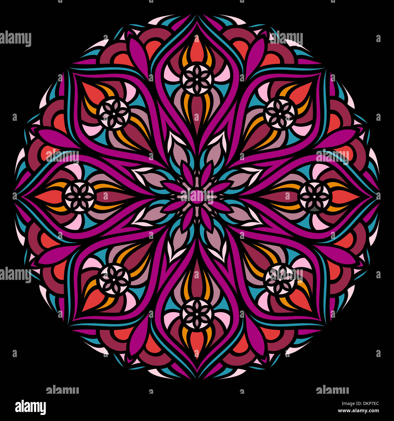 Round lace decoration hi-res stock photography and images - Alamy