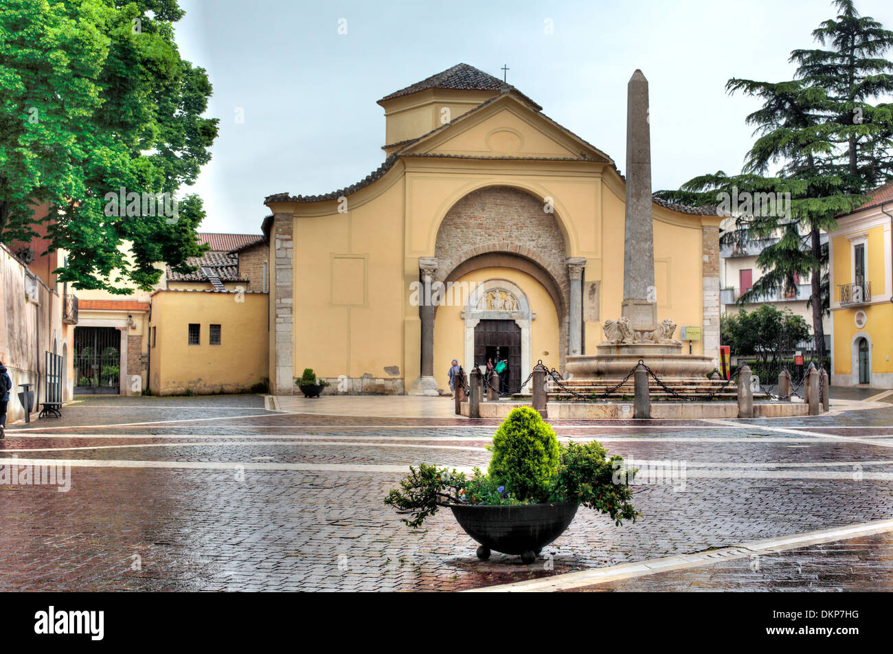 Santa Sofia church (8th century), Benevento, Campania, Italy Stock ...