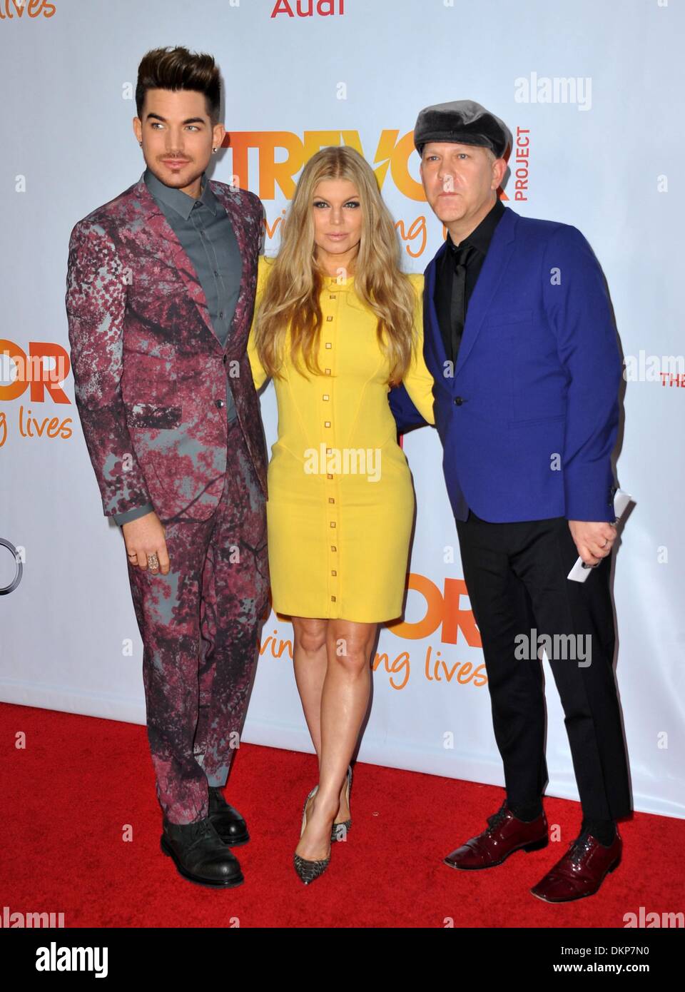 Los Angeles, CA, USA. 8th Dec, 2013. Adam Lambert, Fergie, Ryan Murphy ...