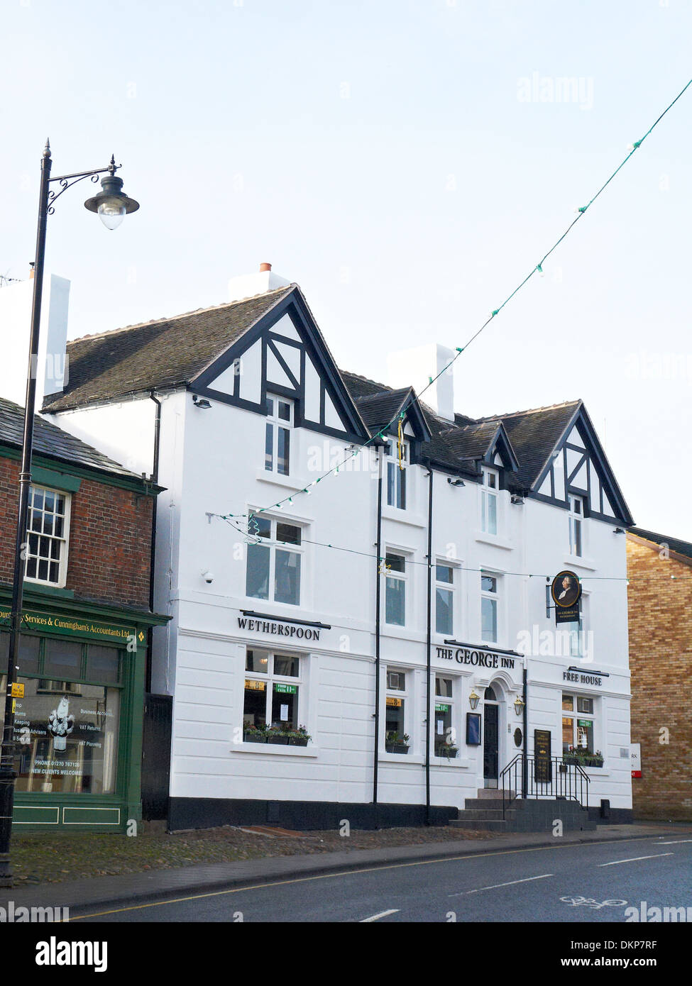 The George Inn Wetherspoon pub in Sandbach Cheshire UK Stock Photo - Alamy