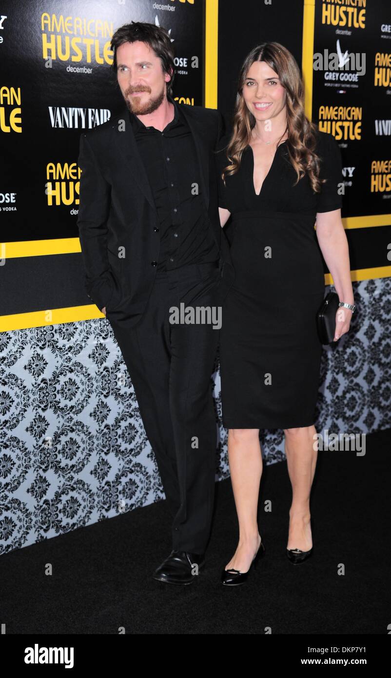 New York, NY, USA. 8th Dec, 2013. Christian Bale, Sibi Blazic at ...