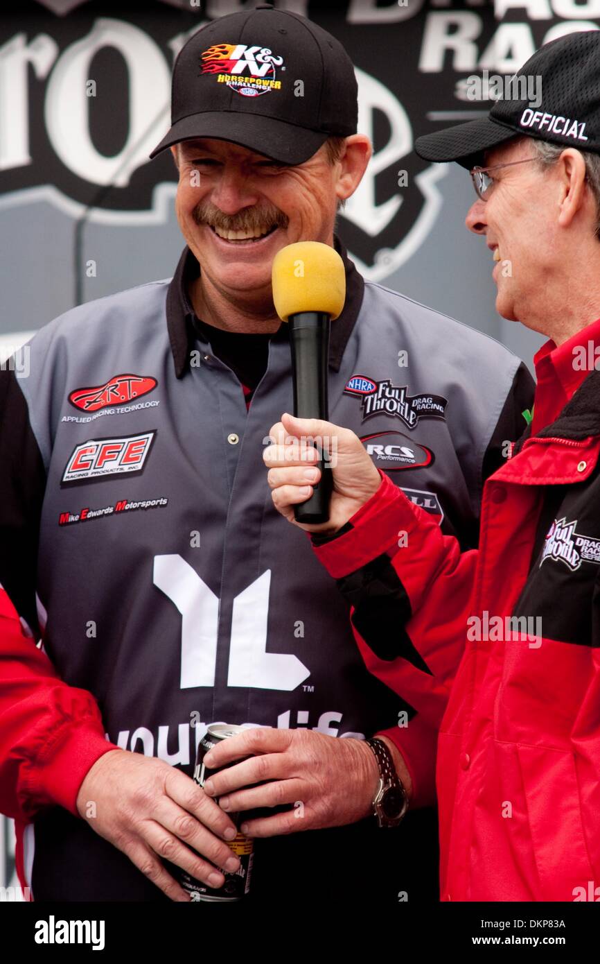 May 17, 2009 - Bristol, Tennessee, U.S - 17 May 2009: Pro Stock top ...