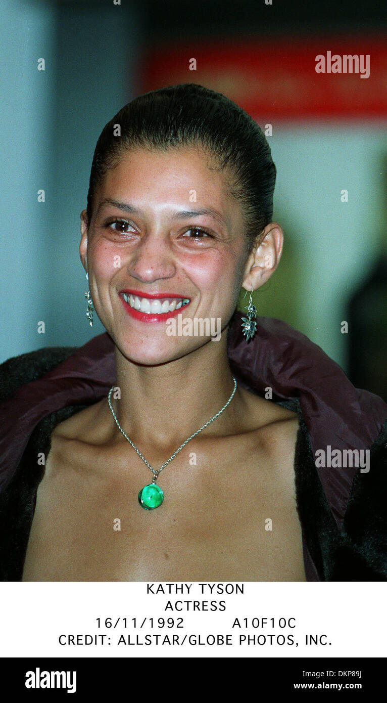 KATHY TYSON.ACTRESS.16/11/1992.A10F10C.CREDIT: ALLSTAR Stock Photo - Alamy