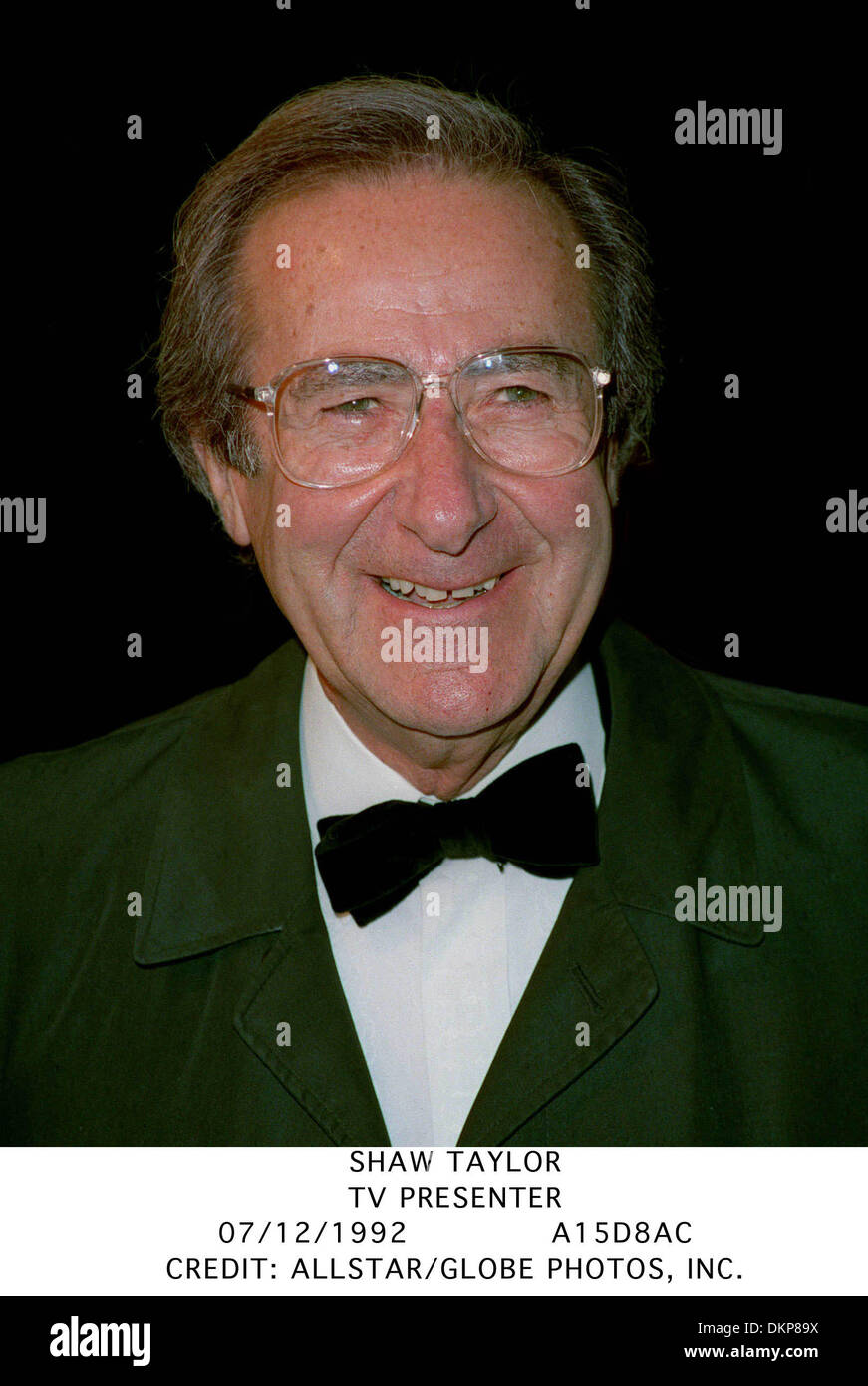 SHAW TAYLOR.TV PRESENTER.07/12/1992.A15D8AC.CREDIT: ALLSTAR Stock Photo ...