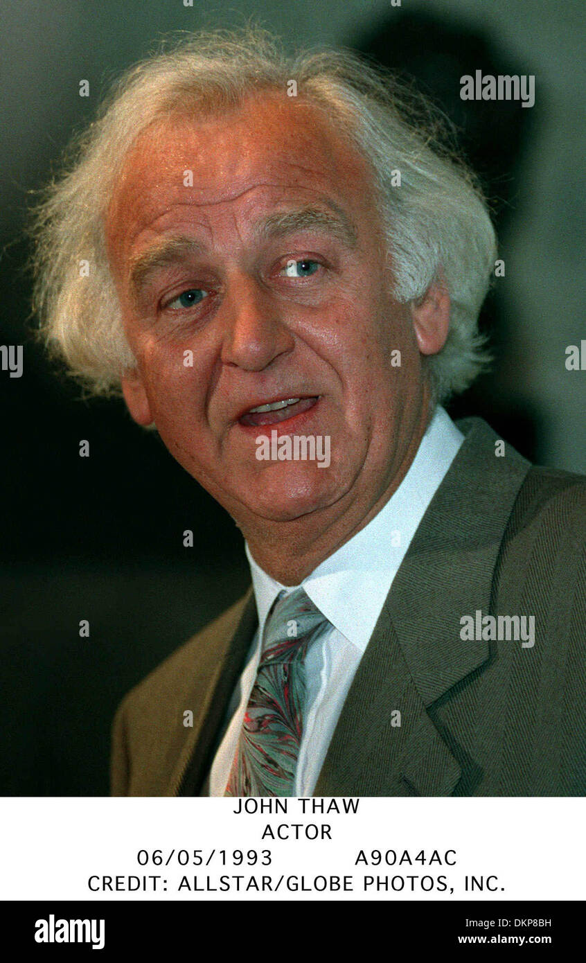 JOHN THAW.ACTOR.06/05/1993.A90A4AC.CREDIT: ALLSTAR Stock Photo - Alamy