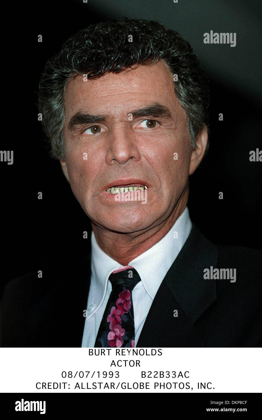 BURT REYNOLDS.ACTOR.08/07/1993.B22B33AC.CREDIT: ALLSTAR Stock Photo - Alamy