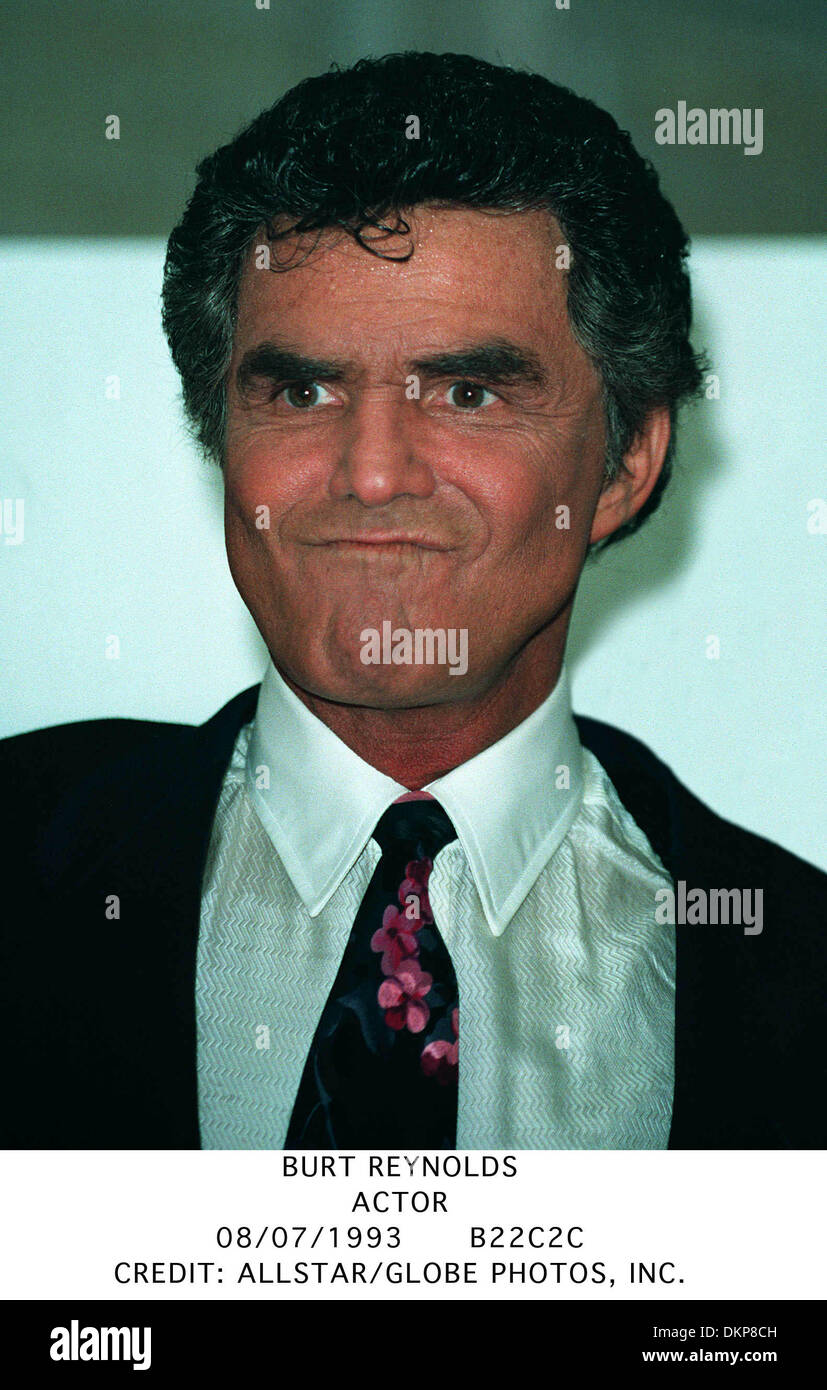 BURT REYNOLDS.ACTOR.08/07/1993.B22C2C.CREDIT: ALLSTAR Stock Photo - Alamy