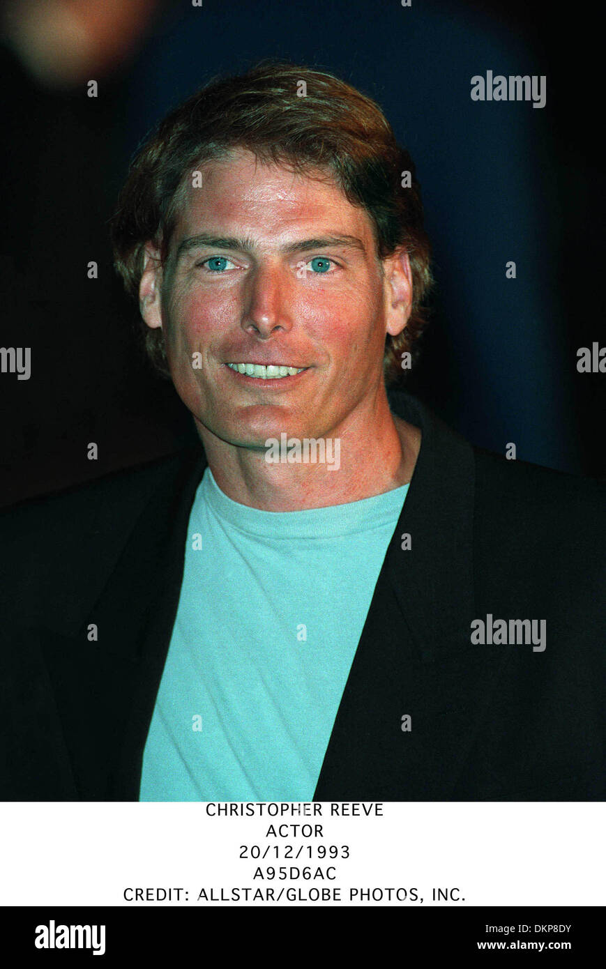 CHRISTOPHER REEVE.ACTOR.20/12/1993.A95D6AC.CREDIT: ALLSTAR Stock Photo ...