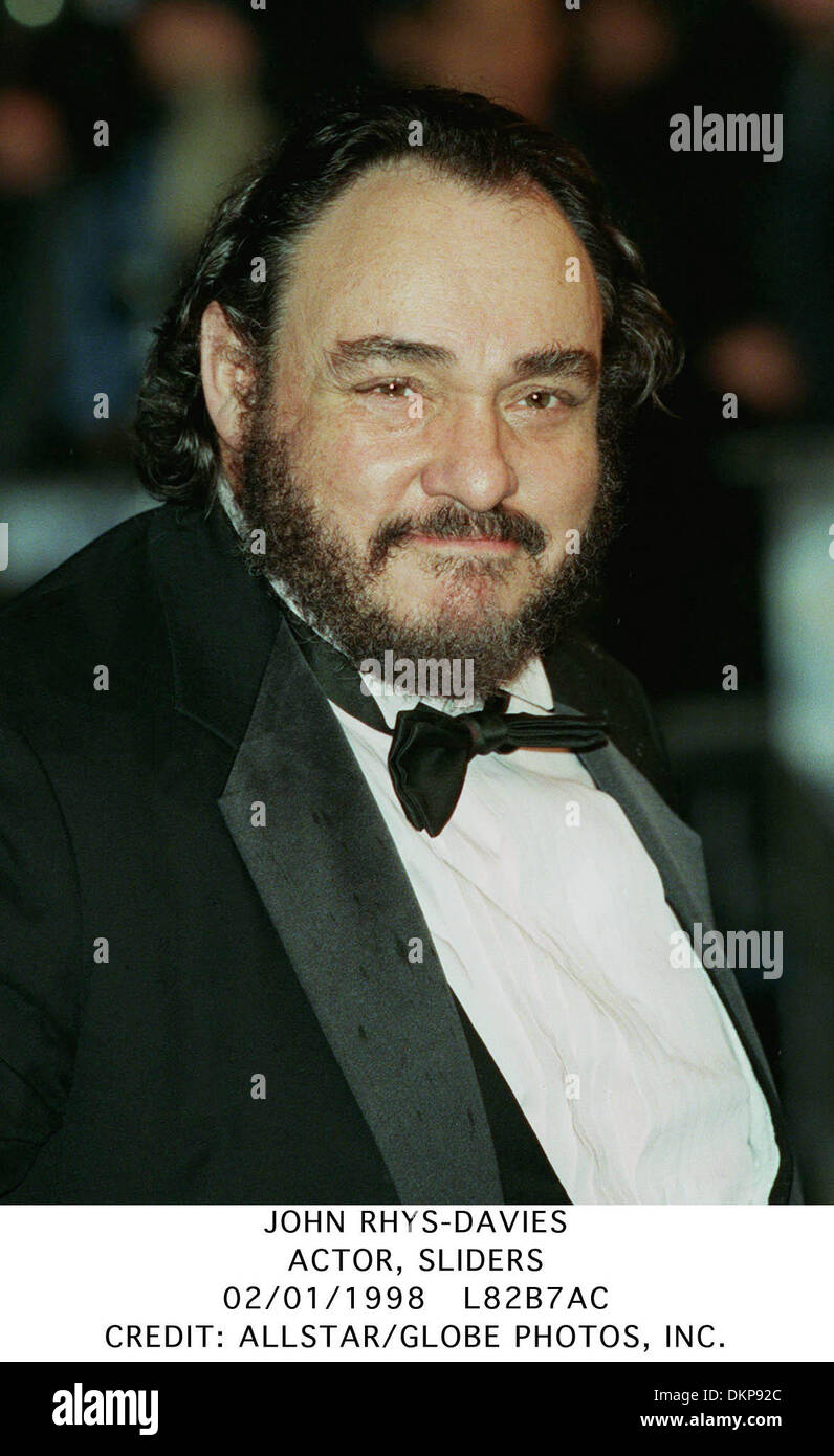 JOHN RHYS-DAVIES.ACTOR, SLIDERS.02/01/1998.L82B7AC.CREDIT: ALLSTAR ...