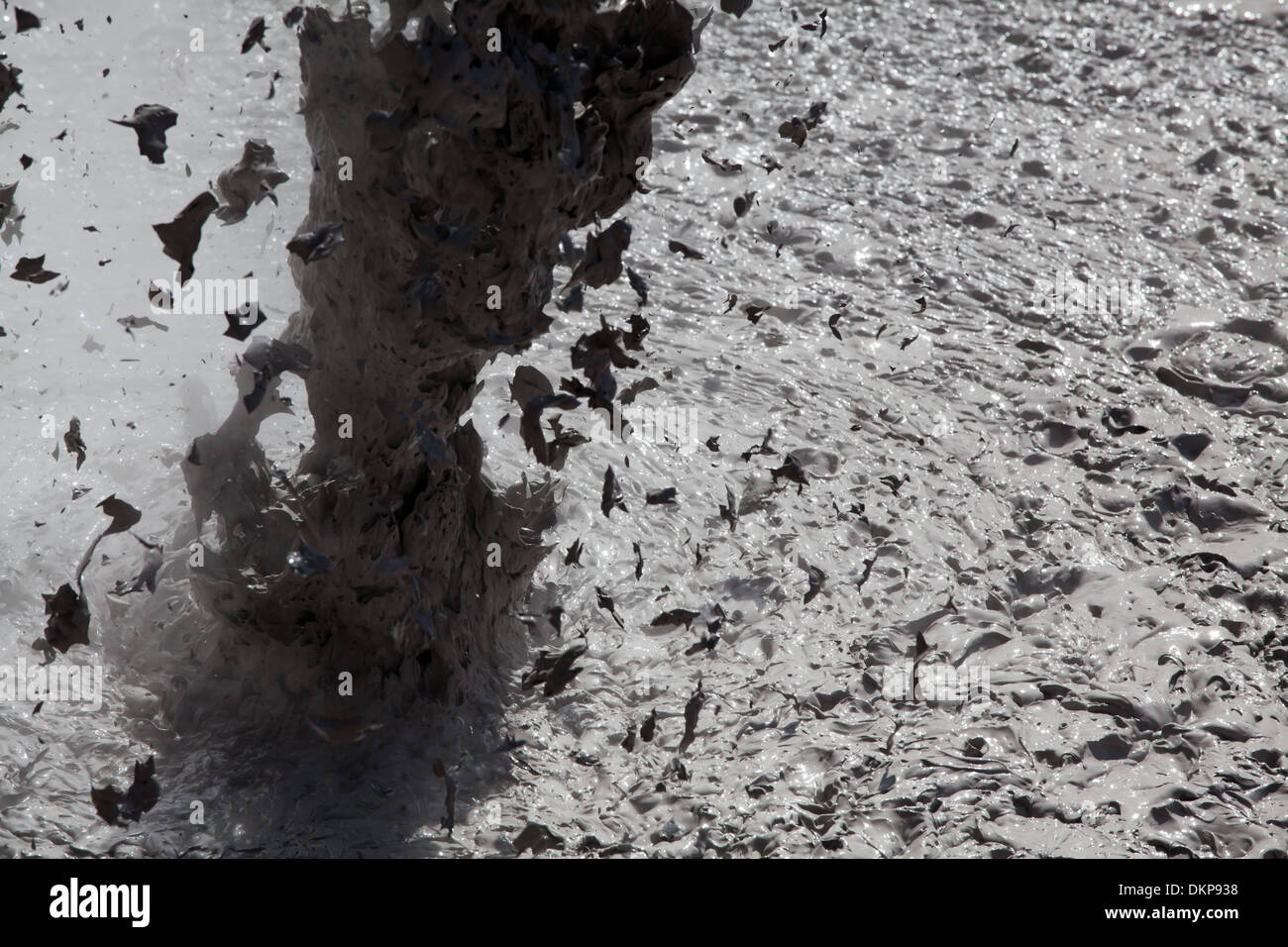 Boiling Mud Pool in Wai-O-Tapu Geothermal Wonderland, Rotorua, New ...