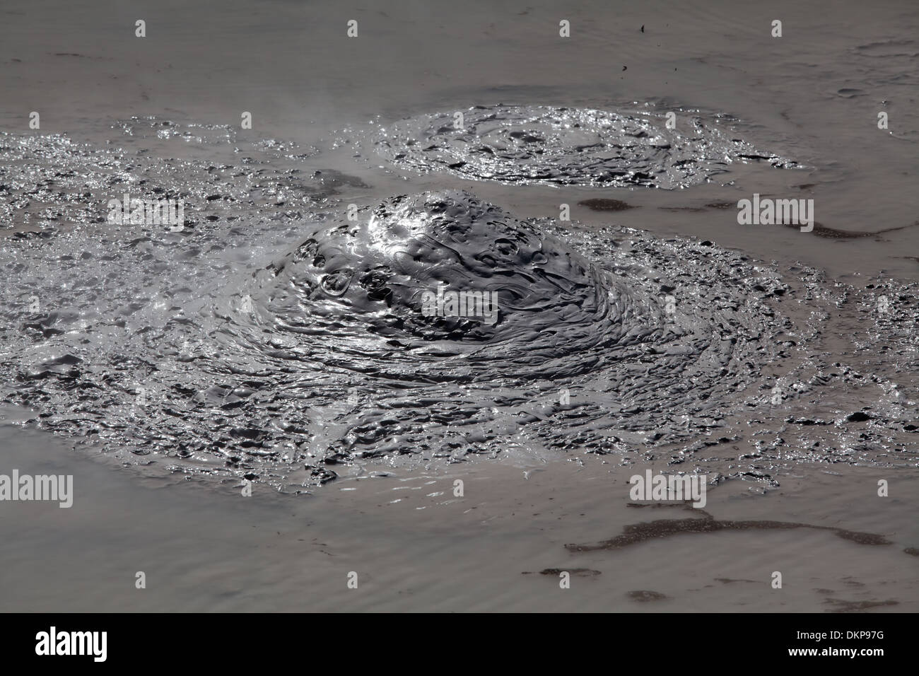 Boiling Mud Pool in Wai-O-Tapu Geothermal Wonderland, Rotorua, New ...