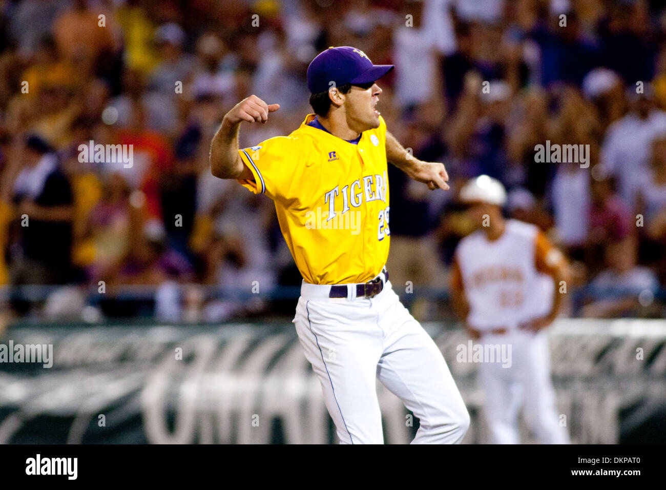 June 24, 2009 - Omaha, NE, U.S - 24 June 2009: LSU's Louis Coleman #29 ...