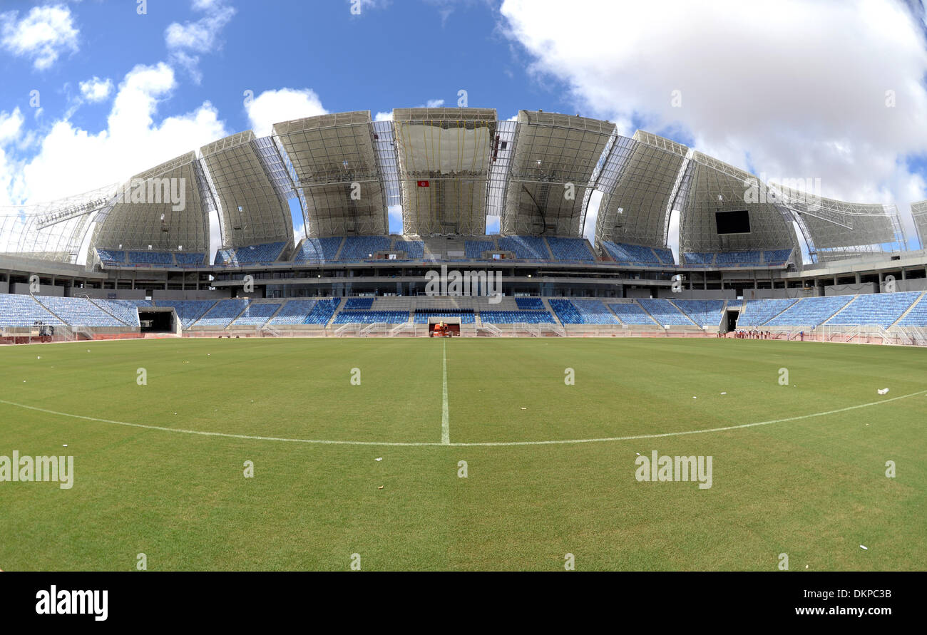 Natal, Brazil. 08th Dec, 2013. View of the Arena das Dunas stadium in ...