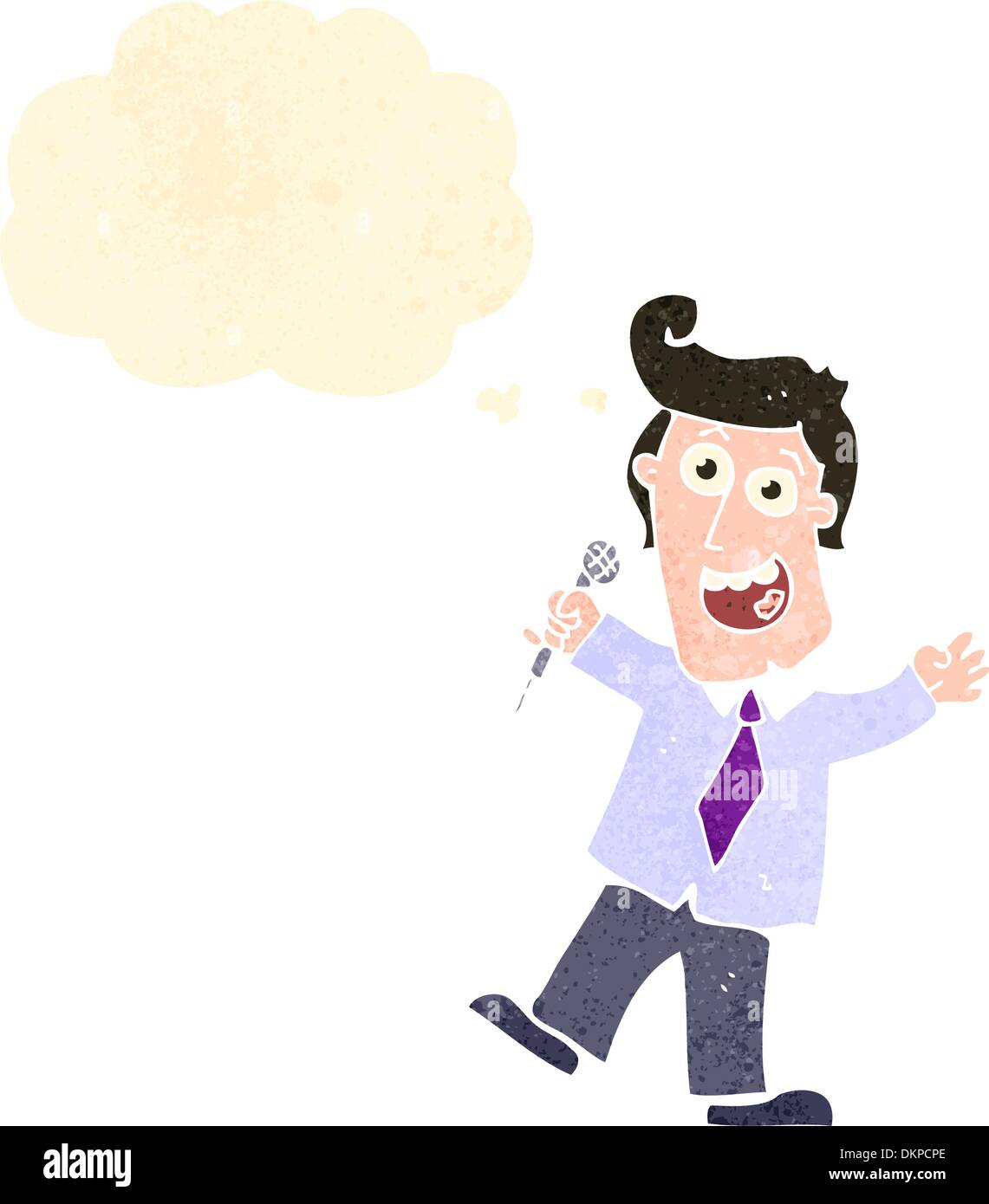 Retro cartoon with texture. Isolated on White Stock Vector Image & Art ...