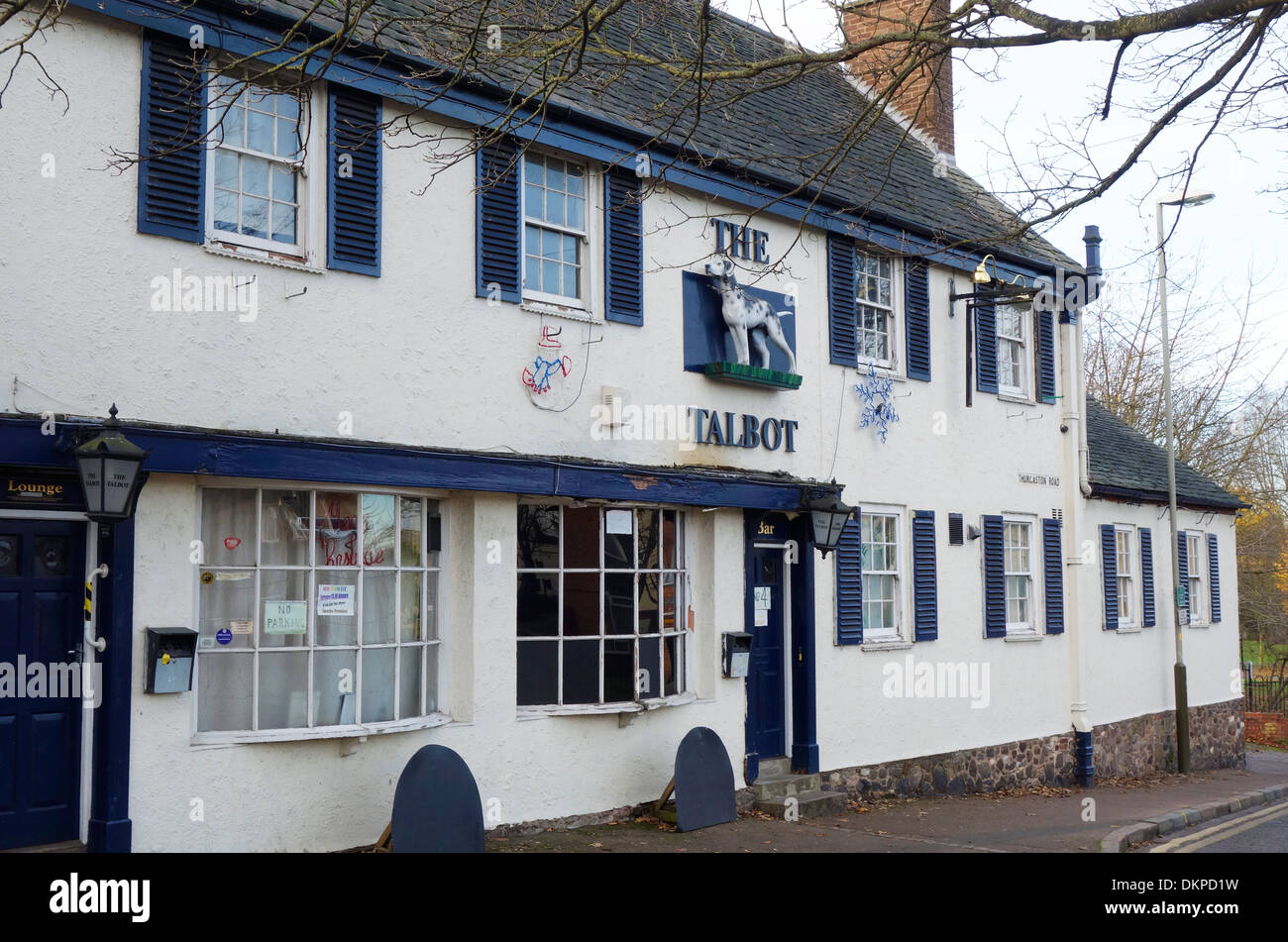 The Talbot pub in Belgrave, Leicester. It is said to be haunted and ...