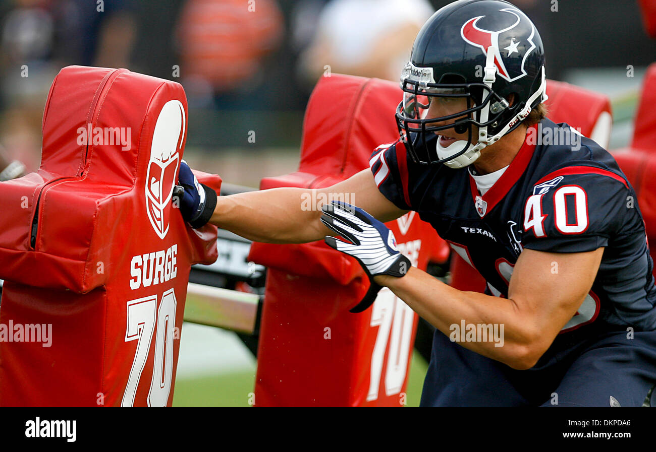 July 31, 2009 - Houston, Texas, USA - 31 July 2009: Texans safety John ...
