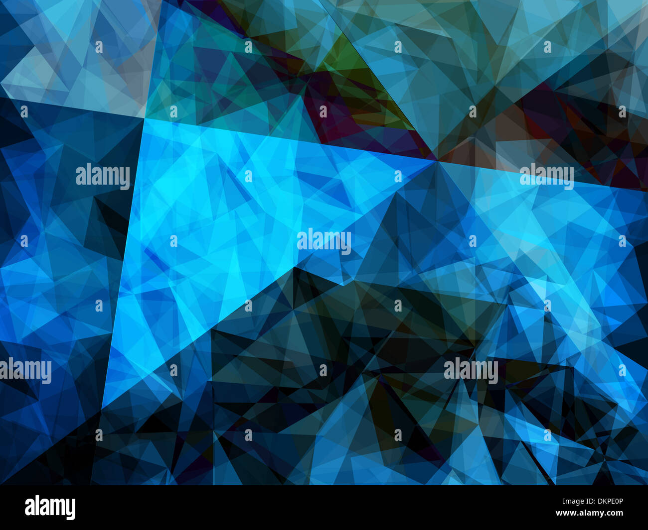 Abstract blue background design with various polygons Stock Photo - Alamy