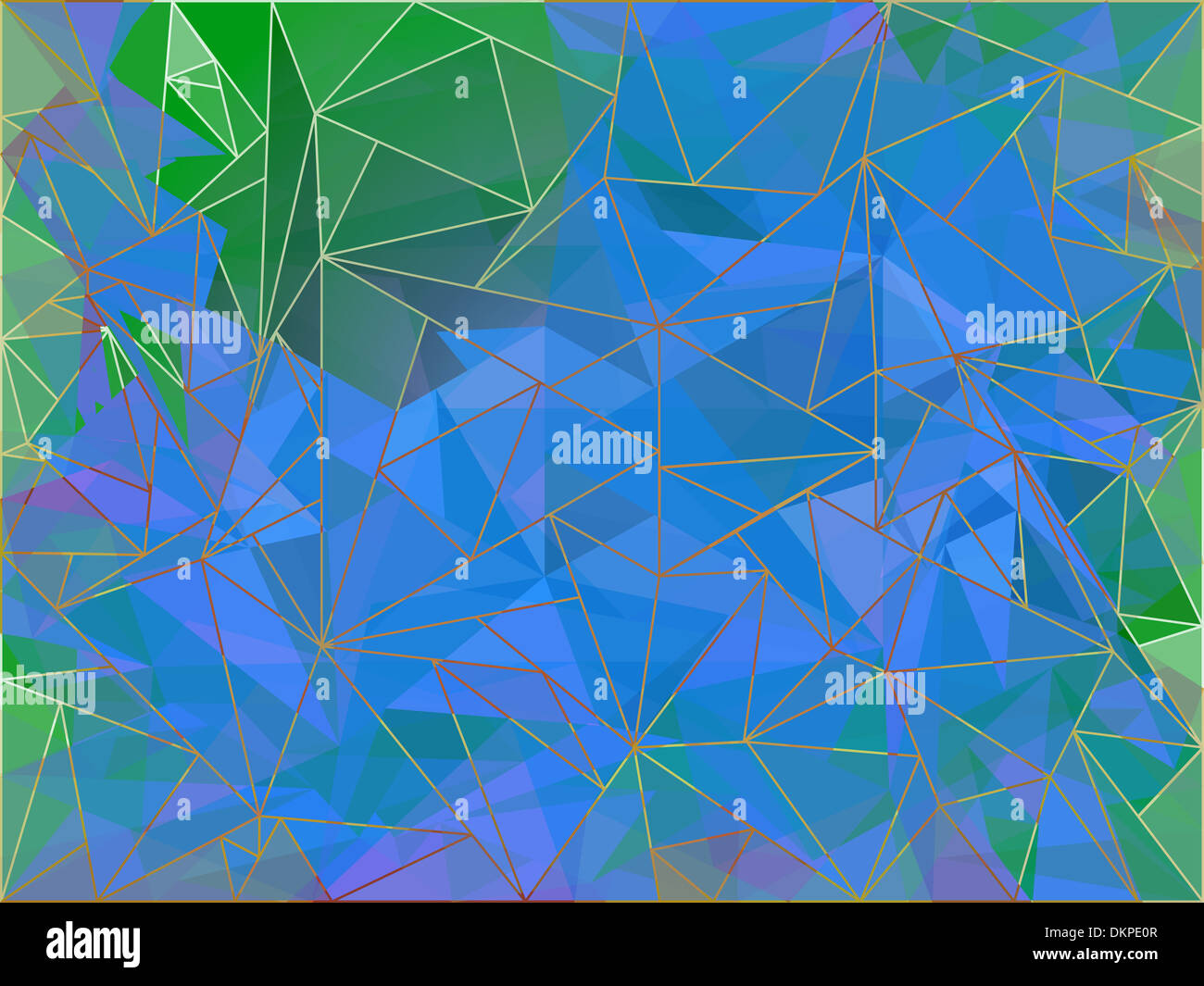 Abstract background with geometric shapes and cool colors Stock Photo ...