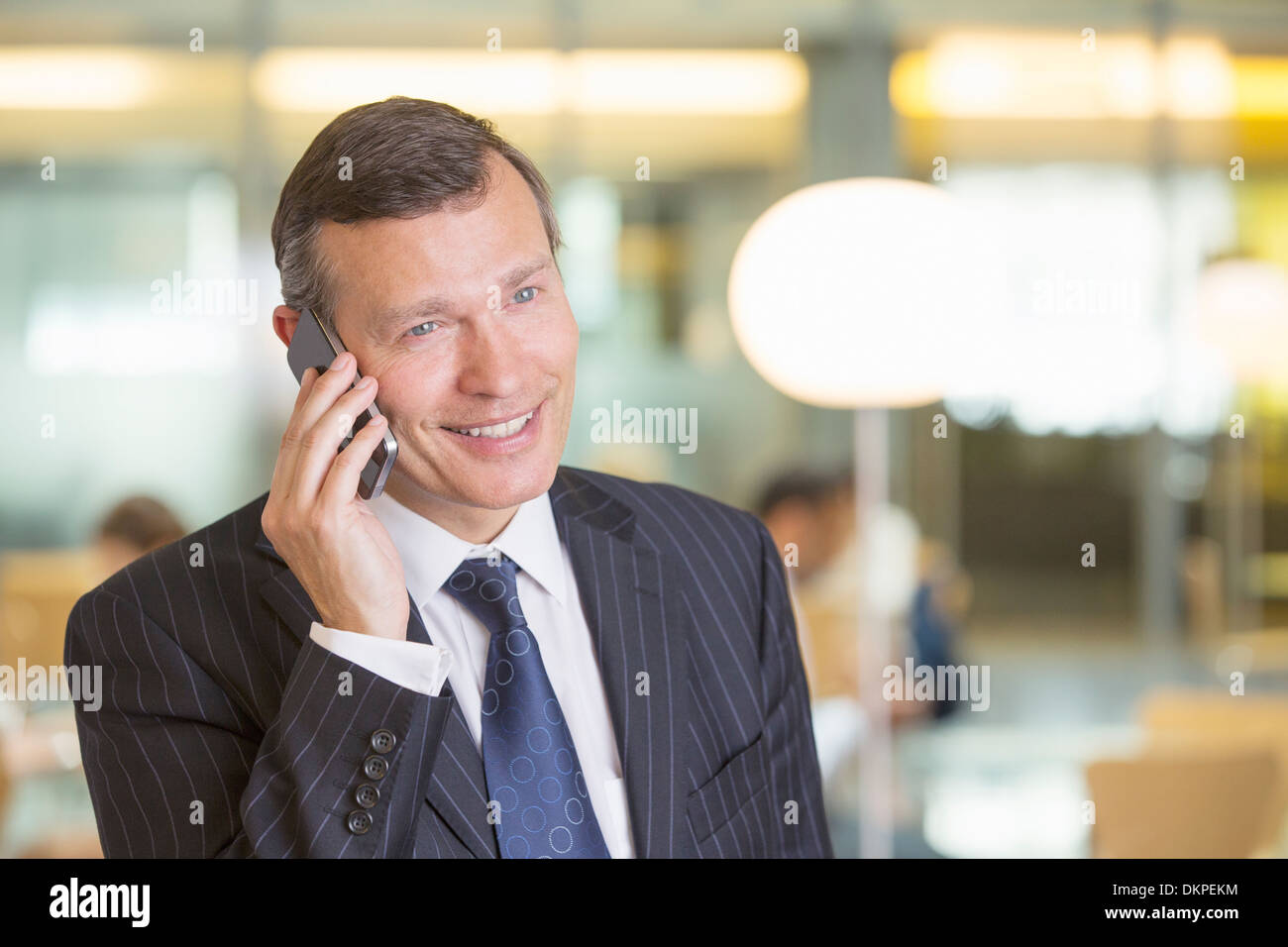 Businessman talking on the telephone hi-res stock photography and ...
