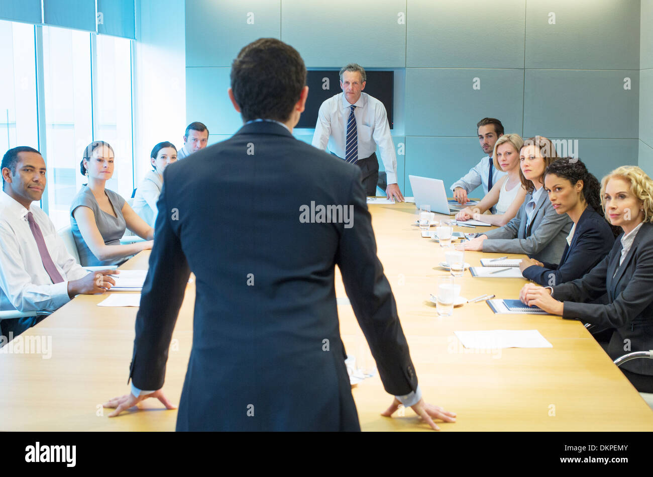 Group business people talking together hi-res stock photography and ...