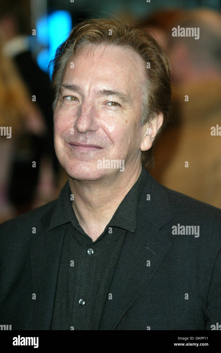 ALAN RICKMAN.ACTOR .ODEON LEICESTER SQUARE, LONDON.03/11/2002.DI3996 ...