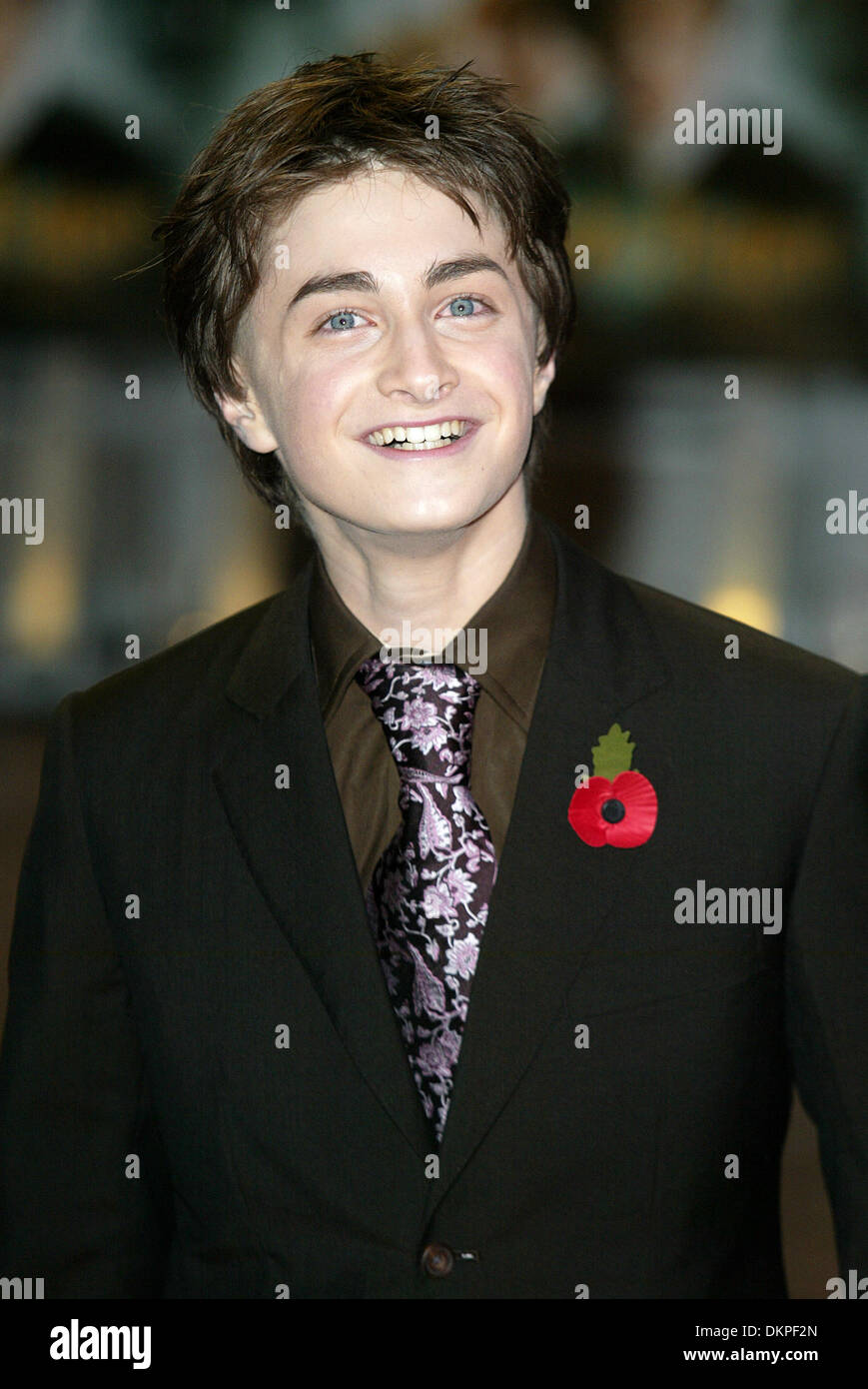DANIEL RADCLIFFE.ACTOR .ODEON LEICESTER SQUARE, LONDON.04/11/2002 ...