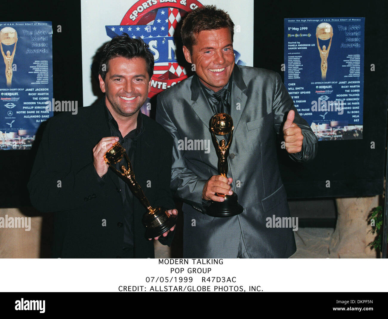 MODERN TALKING.POP GROUP.07/05/1999.R47D3AC Stock Photo - Alamy