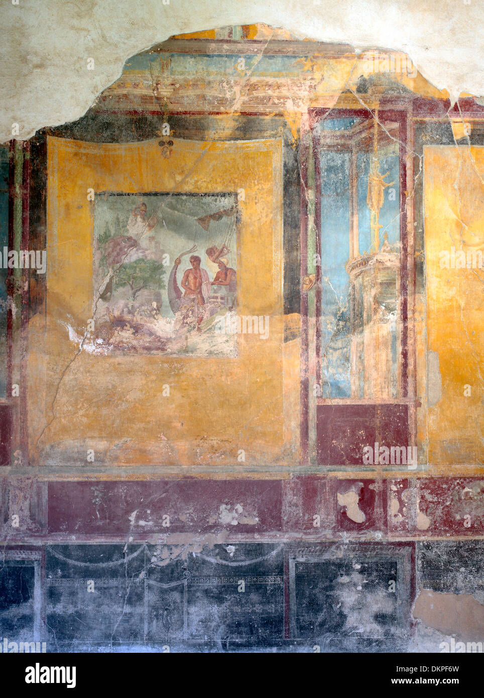 Pompeii mural fresco hi-res stock photography and images - Alamy