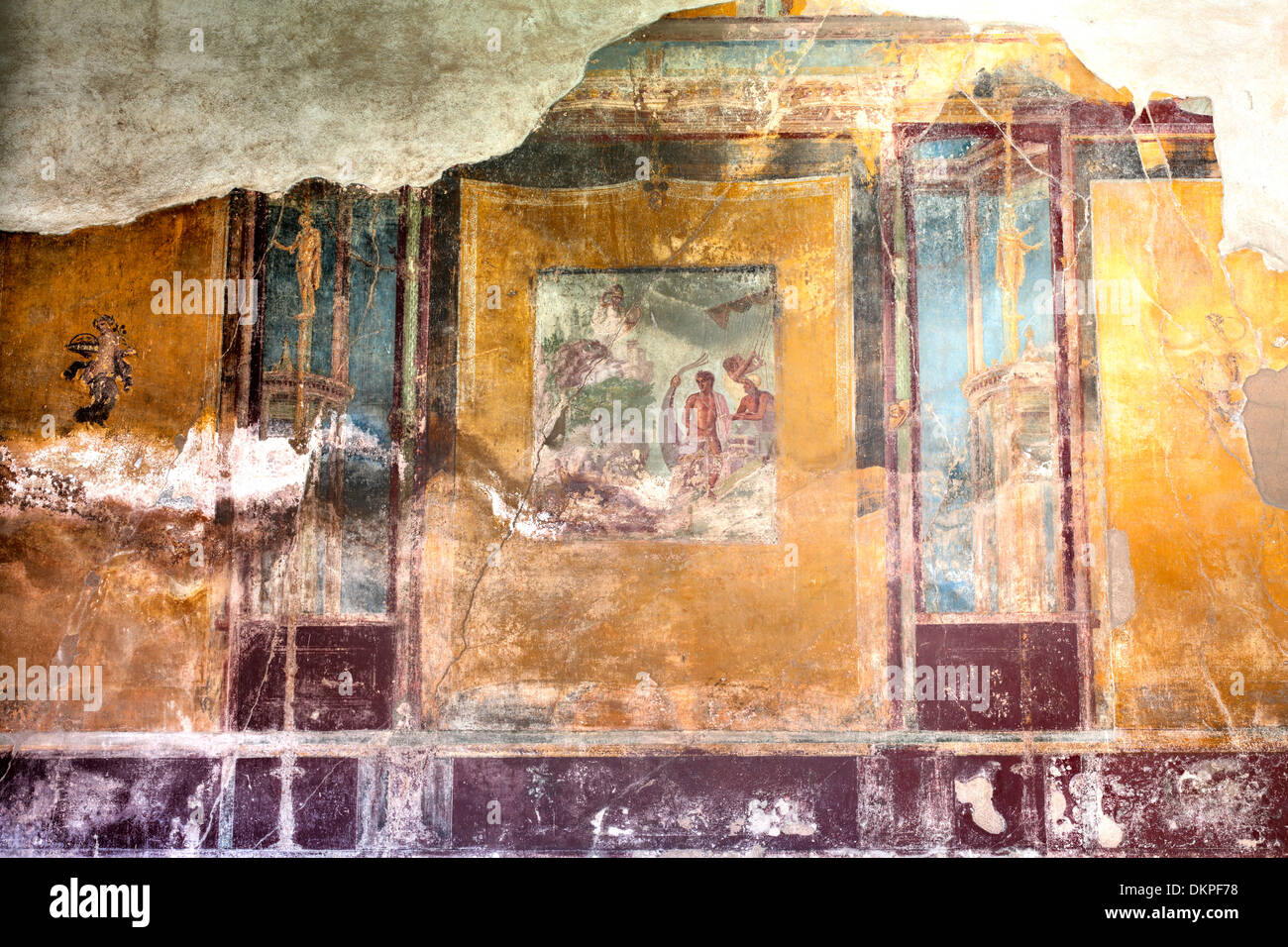 Pompeii mural painting hi-res stock photography and images - Alamy