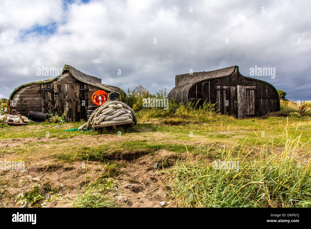 Recycled up turned boat hi-res stock photography and images - Alamy
