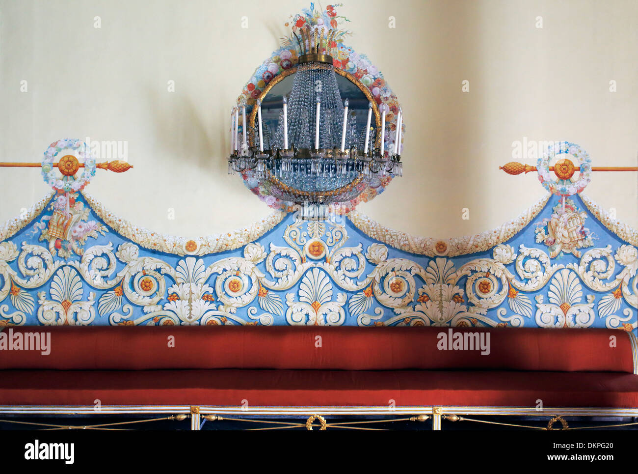 Palace interior, National Museum of Capodimonte, Naples, Campania ...