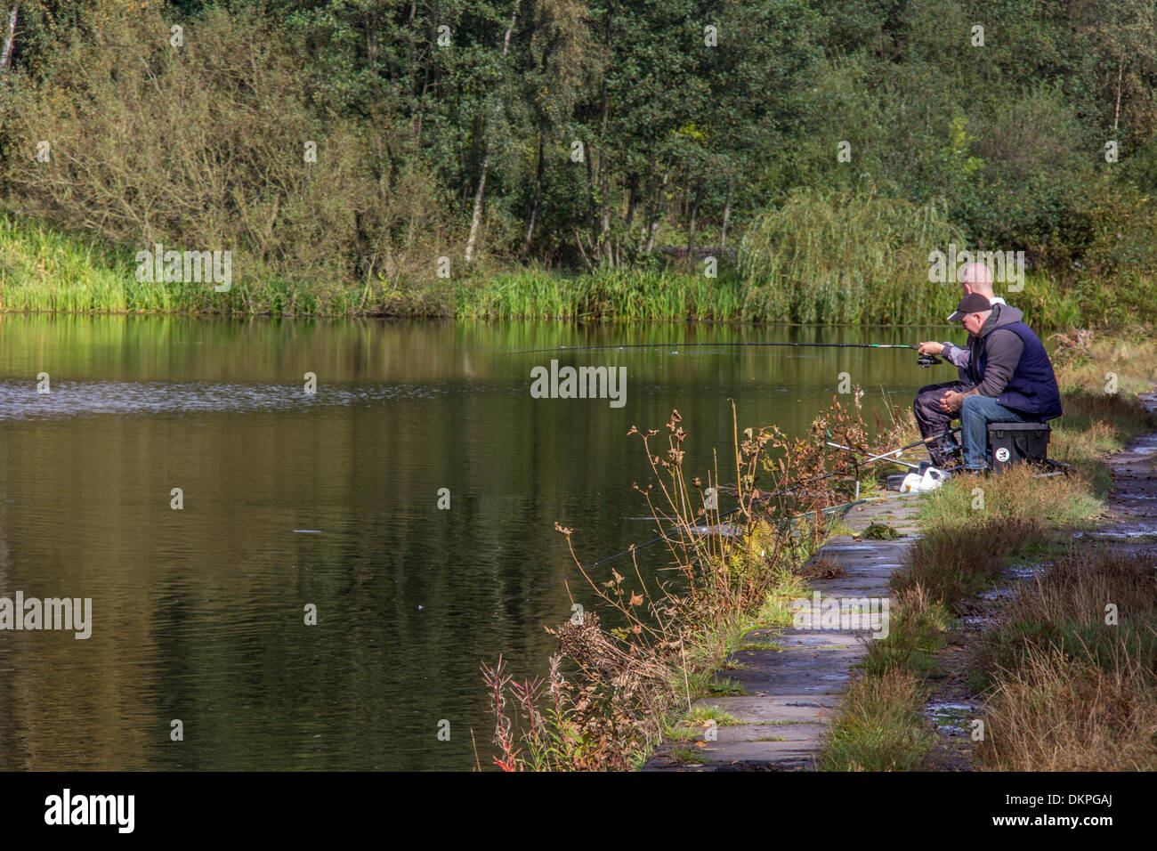 Fishing men river village hi-res stock photography and images - Alamy