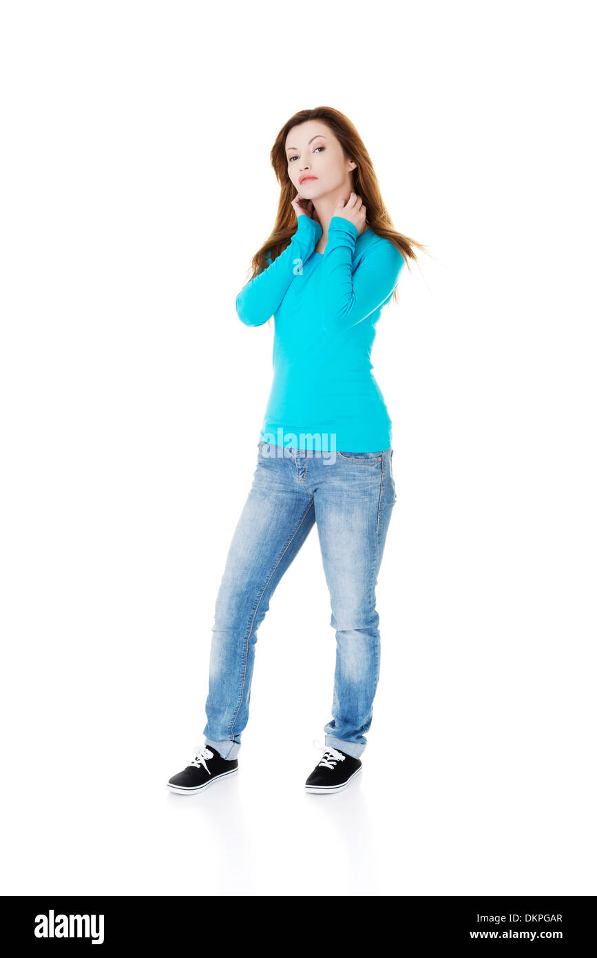 Casual Woman Standing