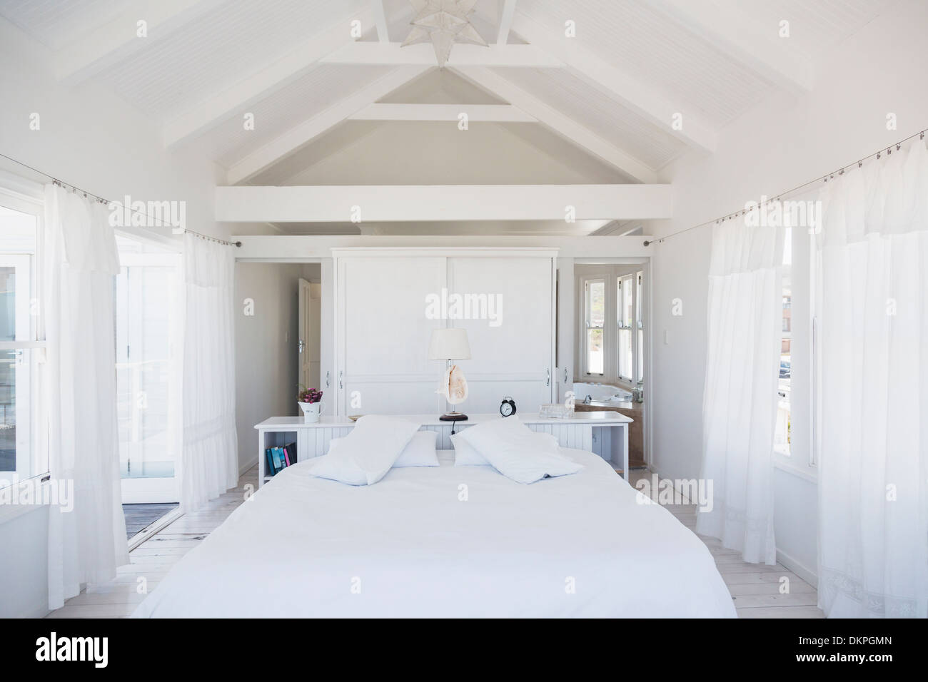 White rafters hi-res stock photography and images - Alamy