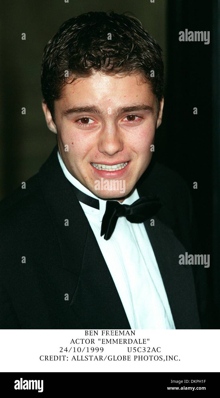 Oct. 24, 1999 - BEN FREEMAN.ACTOR ''EMMERDALE''.24/10/1999.U5C32AC ...