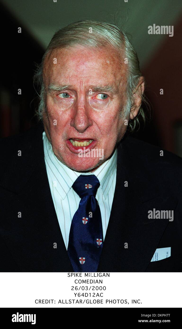 Mar. 26, 2000 - SPIKE MILLIGAN.COMEDIAN.26/03/2000.Y64D12AC.CREDIT ...