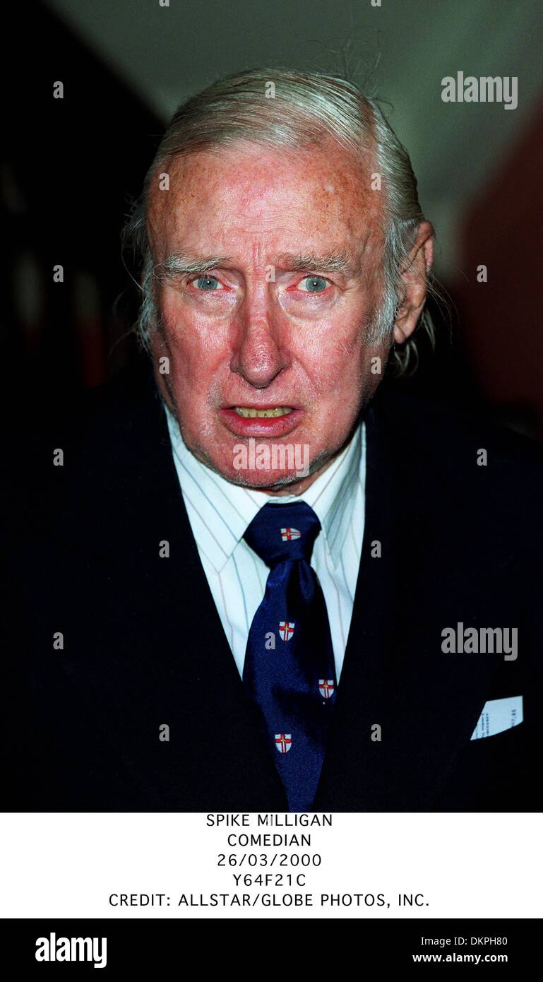 Mar. 26, 2000 - SPIKE MILLIGAN.COMEDIAN.26/03/2000.Y64F21C.CREDIT ...