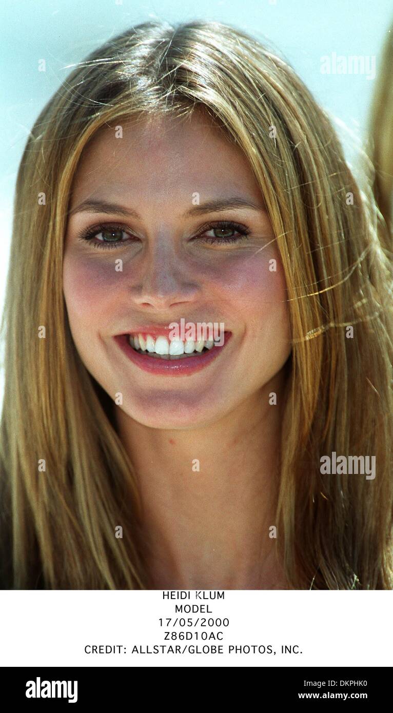 May 17, 2000 - HEIDI KLUM.MODEL.17/05/2000.Z86D10AC.CREDIT:(Credit ...