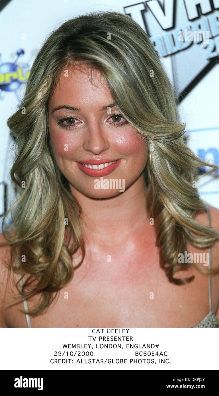 Oct. 29, 2000 - WEMBLEY, LONDON, ENGLAND - CAT DEELEY.TV PRESENTER ...