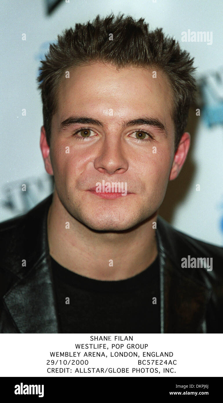 Oct. 29, 2000 - WEMBLEY ARENA, LONDON, ENGLAND - SHANE FILAN.WESTLIFE ...