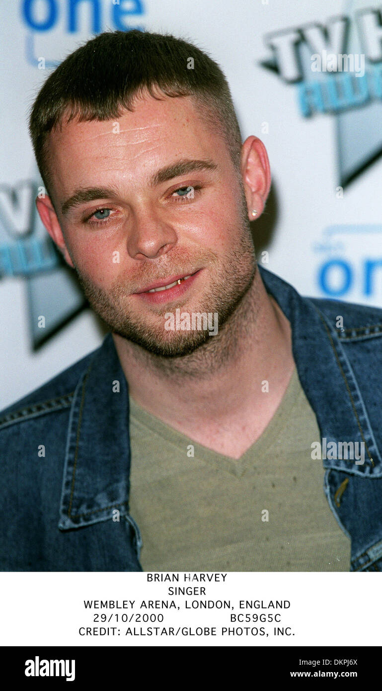 Oct. 29, 2000 - WEMBLEY ARENA, LONDON, ENGLAND - BRIAN HARVEY.SINGER ...