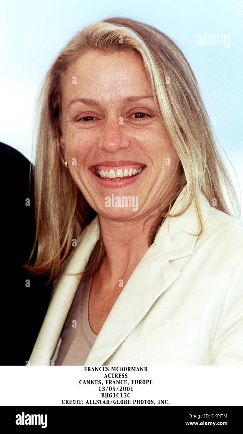 May 13, 2001 - CANNES, FRANCE, EUROPE - FRANCES MCDORMAND.ACTRESS ...